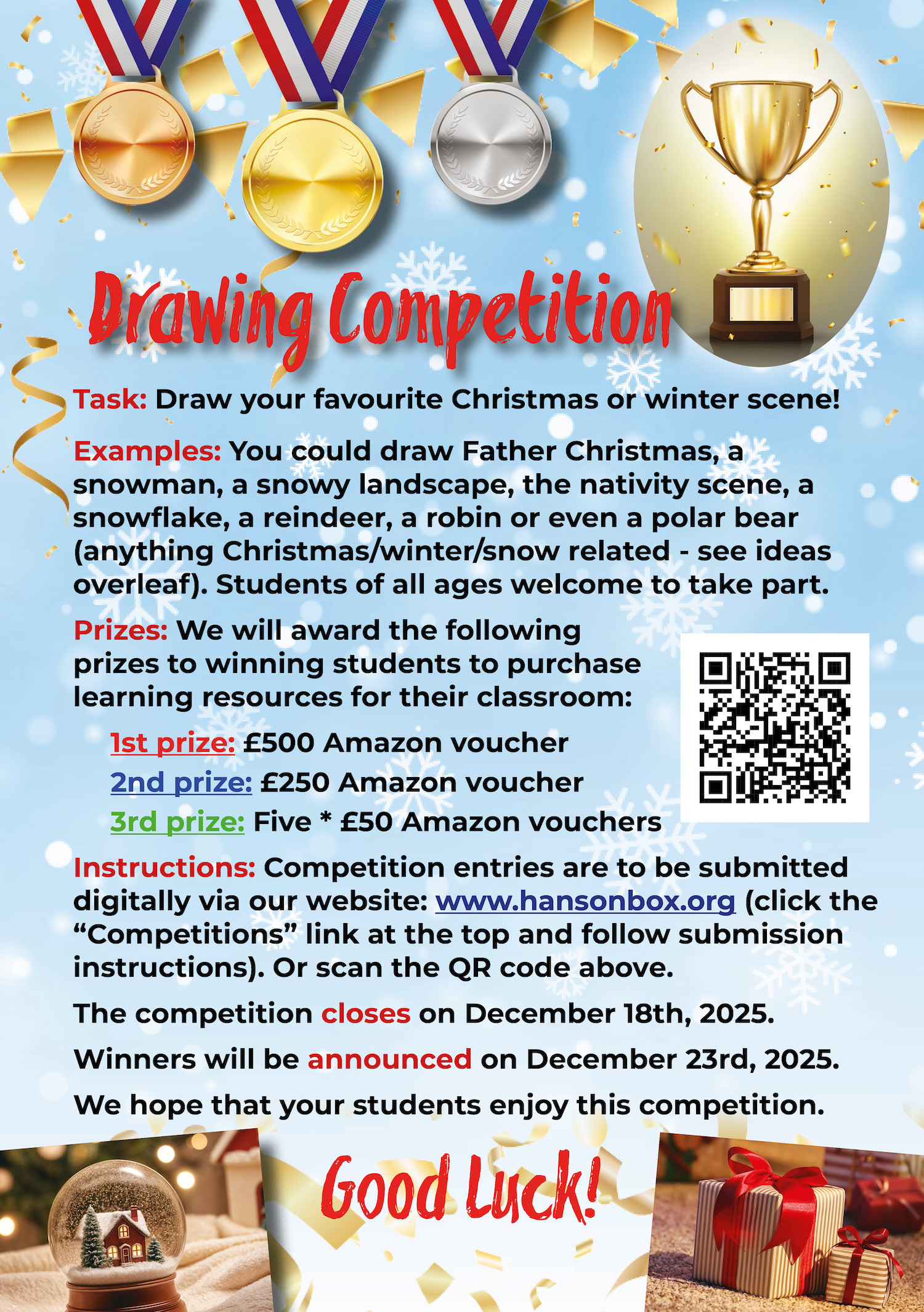UK Current Competitions - Hanson Box